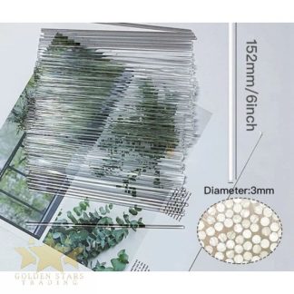 6″ Clear Acrylic Sticks (100ct) – Golden Stars Trading