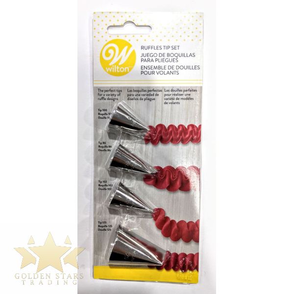wilton ruffles tip set – Golden Stars Trading