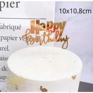 happy birthday cake topper 1 – Golden Stars Trading